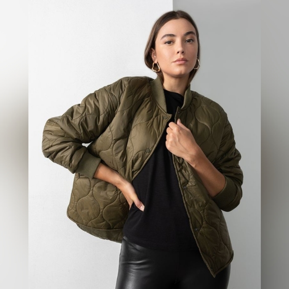 Sanctuary | Jackets & Coats | Sanctuary Vancouver Quilted Bomber Jacket ...